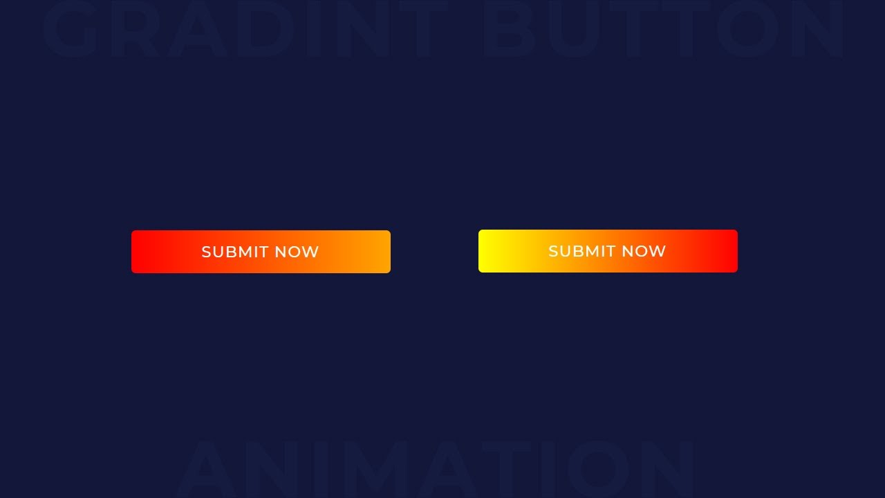Gradient Button Hover Animation | CSS Animation Tutorial