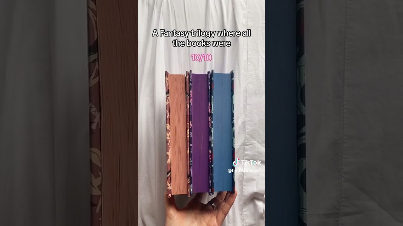 A fantasy Trilogy where all books were 10/10 📚📚 #book