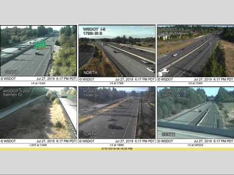 Shinedown 2019 WSDOT Traffic Cameras Time Lapse
