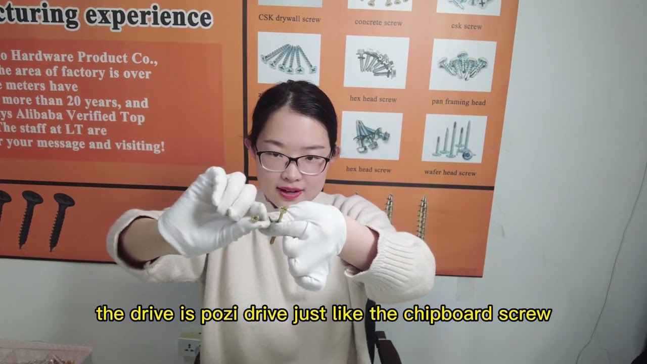 Chipboard Screw with Cutting Thread