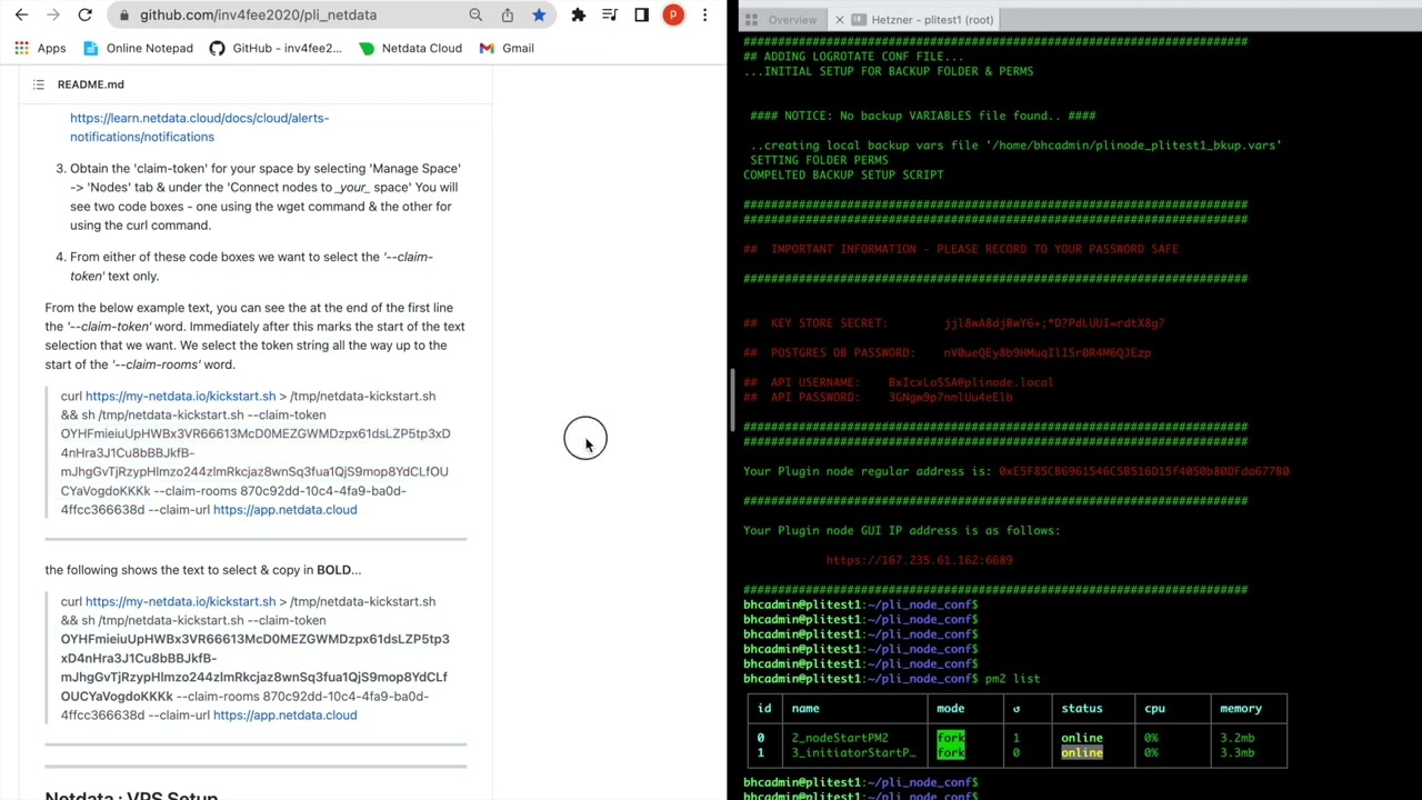 Plugin ($PLI ) Node - NetData Monitoring Setup HD