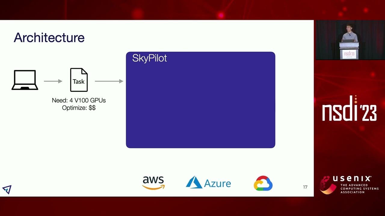 NSDI '23 - SkyPilot: An Intercloud Broker for Sky Computing