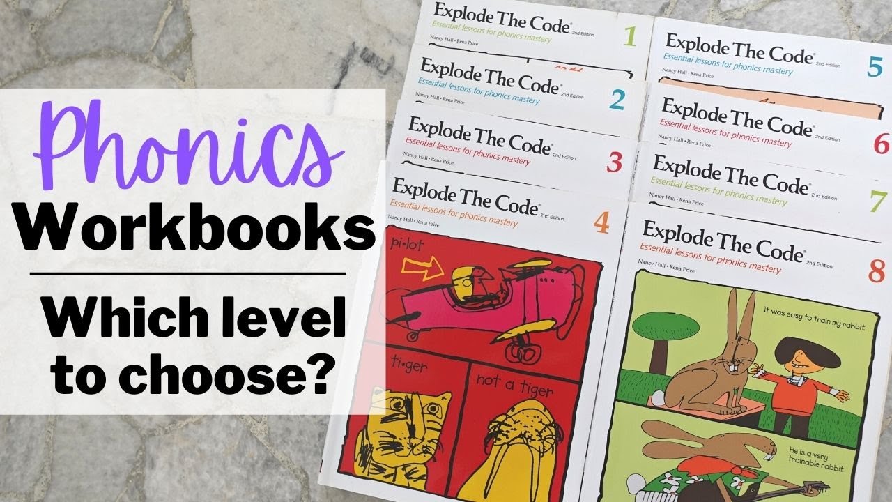Explode the Code Levels 1-8 | Detailed Flip Through of Phonics Workbooks & Tips for Using Them