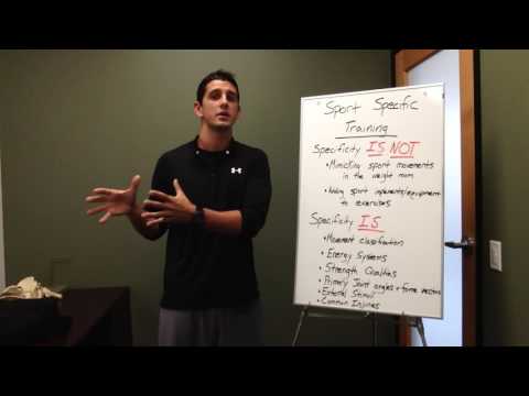 What is "Sport Specific Training" Part 1