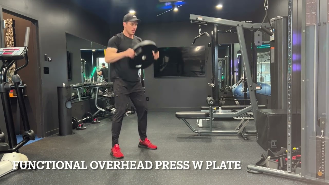 Functional Overhead Press w Plate