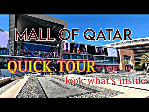 MALL of QATAR | QUICK TOUR | LOOK WHAT'S INSIDE #mallofqatar #awesome #dohaqatar #doha @VendorsBogie