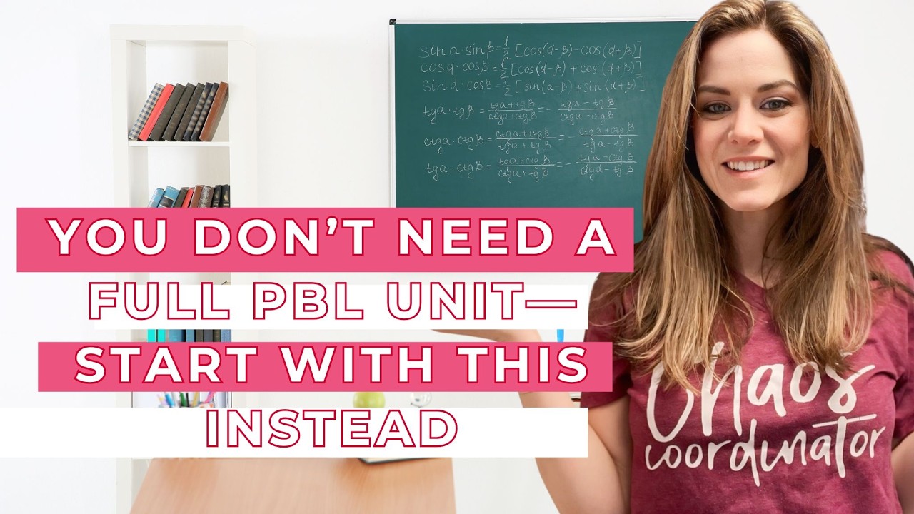 169 You Don’t Need a Full PBL Unit—Start With This Instead