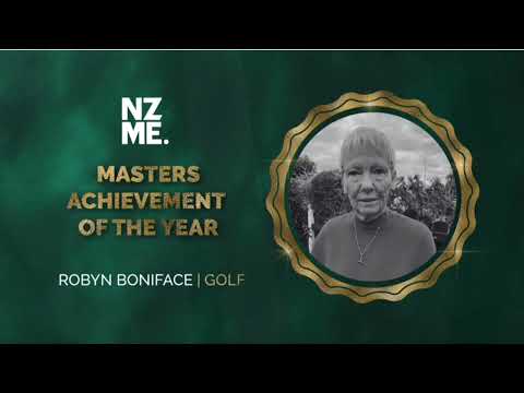 WATCH: Robyn Boniface wins the NZME Masters Achievement Award.