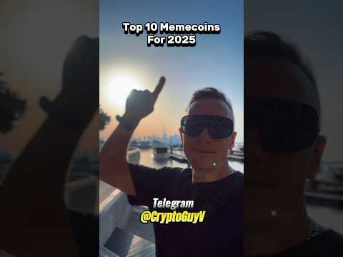 Top 10 Memecoins For 2025 #investment #money #trading #trader #memecoin #memecoins #crypto