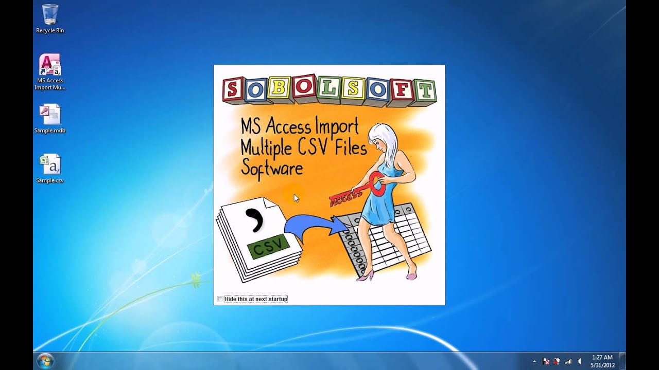 How To Use MS Access Import Multiple CSV Files Software