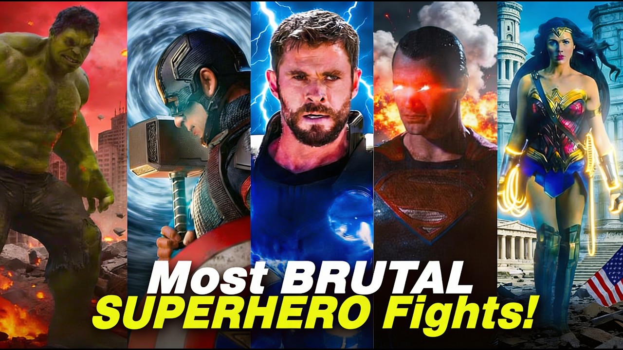 Top 10 Greatest Superhero Battles Ever (Marvel vs DC) – You Won’t Believe #1!