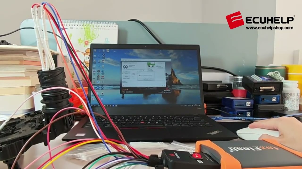 ECUHELP KT200II 2026 ((Upgrade from Fox flash) Reading VW DQ380 Pinout Mode Successfully