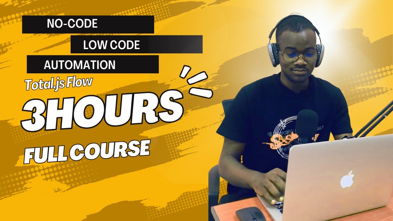 Total.js flow full course: No-code, low code and automations #totaljs #totaljsflow #lowcode #nocode