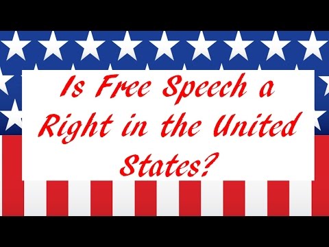 Is free speech a right in the U.S.? - an intro for young people - Sanger Academy