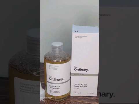 GLYCOLIC ACID 7% TONING SOLUTION #skincare #facemakeup