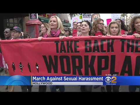 'Me Too' March In Hollywood Hopes To Shed Light On Sexual Harassment