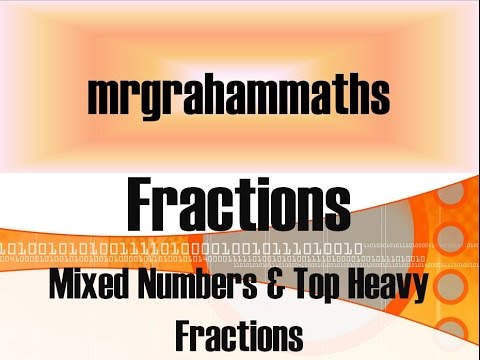 Converting Mixed Numbers & Top Heavy Fractions | mrgrahammaths
