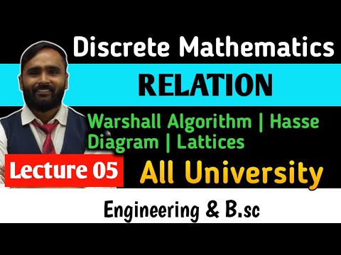 Warshall algorithm - Hasse diagram - Lattices Video Lecture - Crash ...