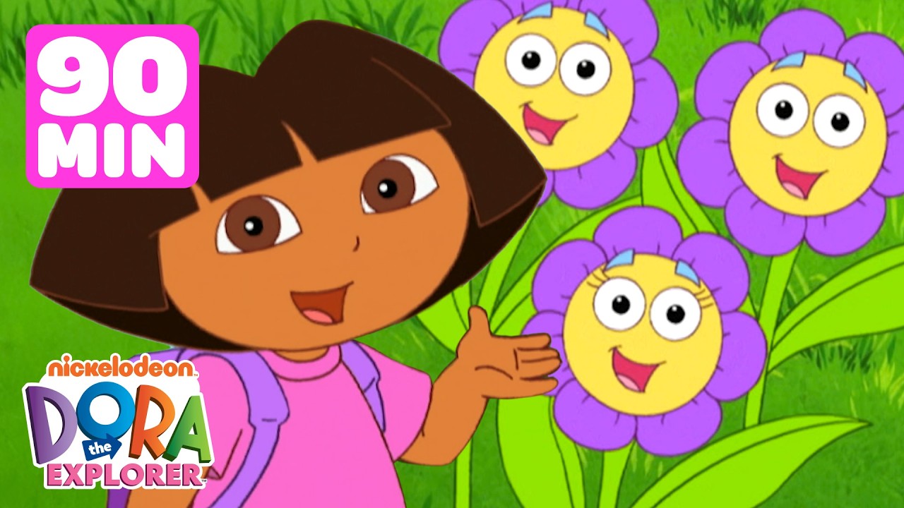 Dora the Explorer's Springtime Fun for 90 Minutes! 🌸 #3 | Dora & Friends