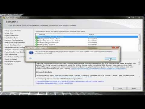 Tutorial 1 - Installation von Microsoft SQL Server 2012