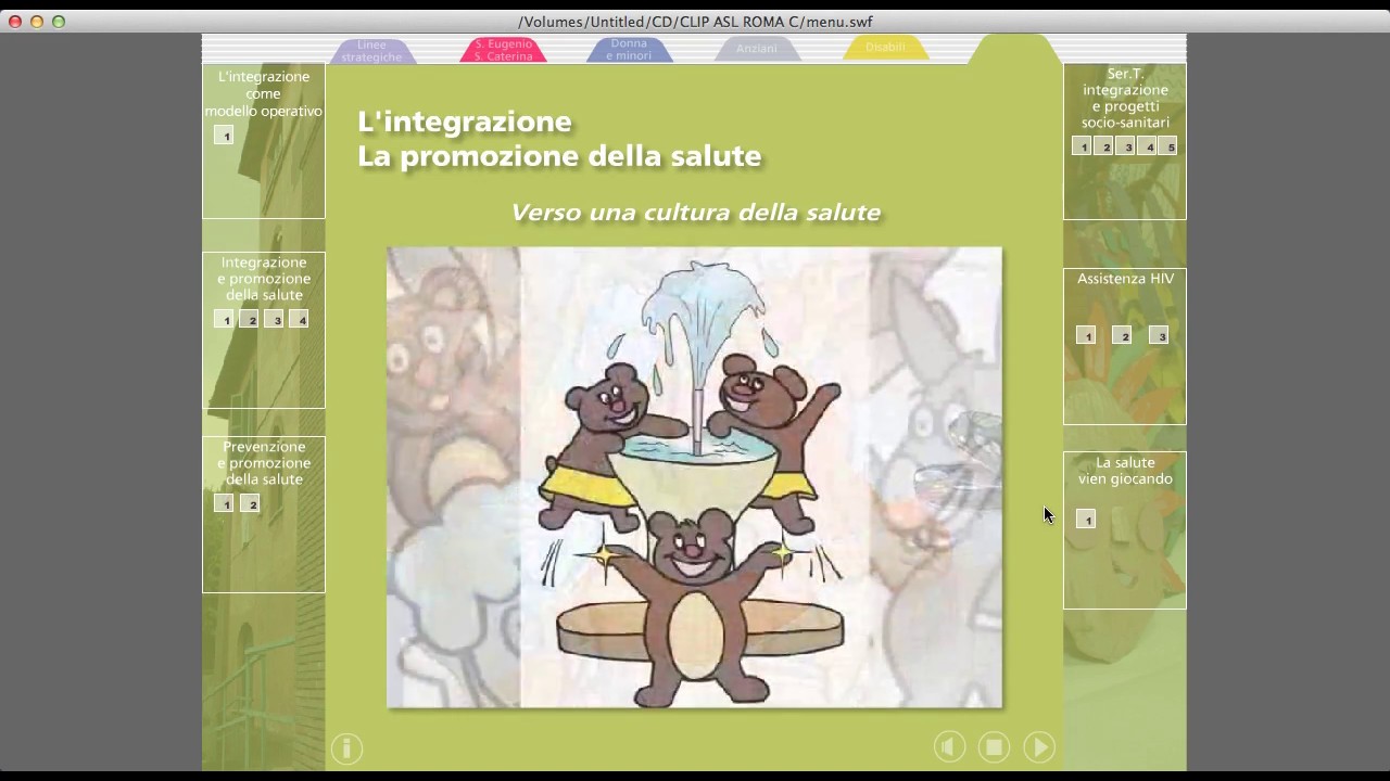 ESEMPIO CLIP PROMOZIONE EDUCAZIONE SANITARIA
