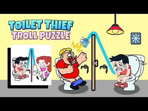 Toilet Thief: Troll Puzzle - Funny Games All Levels - (Rapid Rabbit Game)