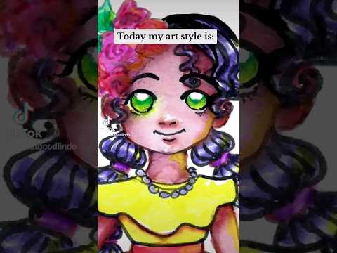 Today my art style is... #artmeme #art #cartoon #drawing #manga