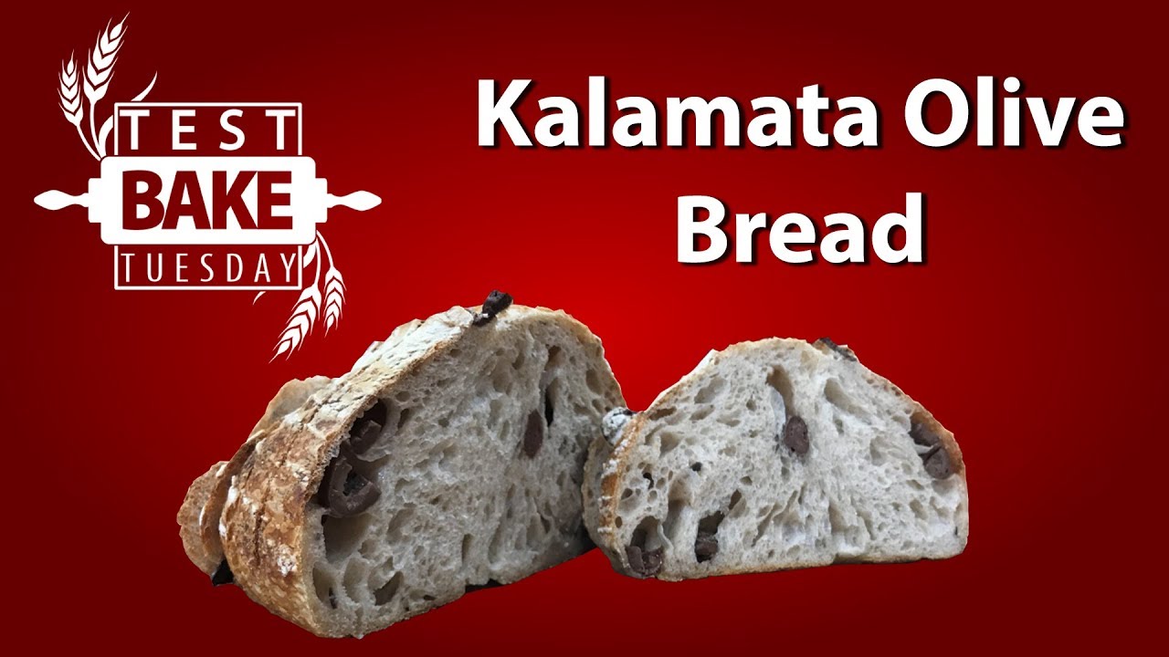 Test Bake Tuesday - Kalamata Olive Bread (Spiral Mixer, Deck Oven)