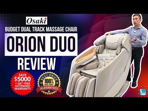 Costco Massage Chair Review - Osaki Orion Duo Dual-Track Massage Chair with Adjustable Intensity