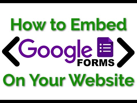 How to Embed Google Forms on Your Website