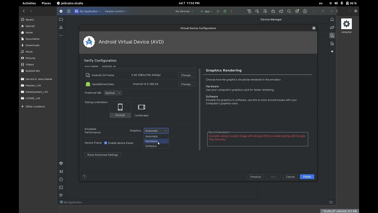 [FIX] Flutter application crashing when restarting on Android emulator - E/emuglGLESv2_enc GL error