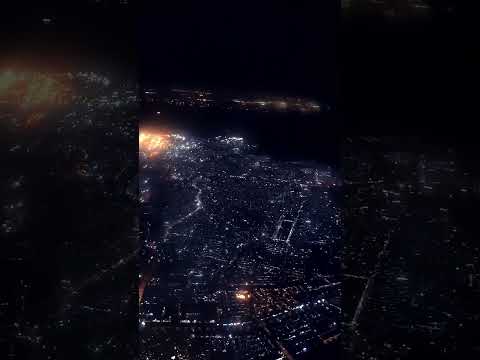 🛫A Dream in the Sky: Flying Over Singapore at Night 🌃 | 4K City Lights, Aerial View, Relaxing Travel