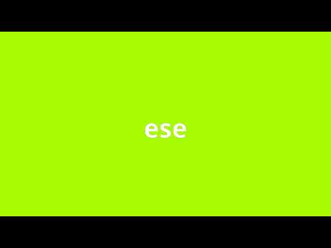 what is the meaning of ese