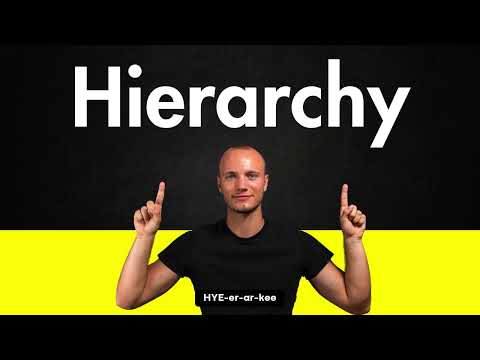 How to Pronounce Hierarchy (Correctly)