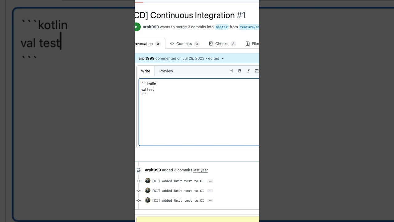 Add Code & Tables to GitHub PR Descriptions Easily! #githublearning #github #tricks