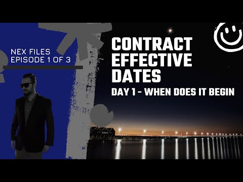 Contract Effective Date Definition