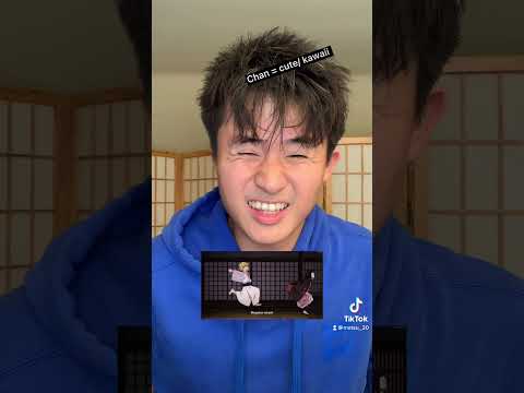 What does "kun" or "chan" mean in Japanese? #shorts