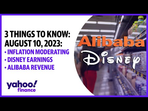 Inflation moderating, Disney stock slides after Q3 earnings, Alibaba sees revenue rise: Aug 10, 2023