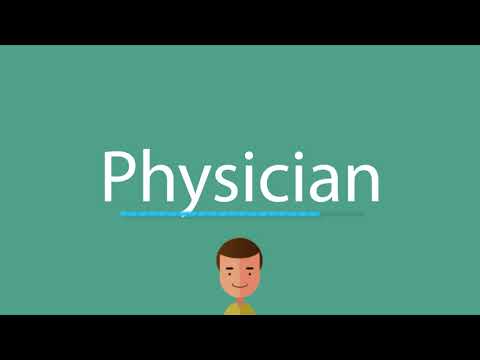 Physician pronunciation