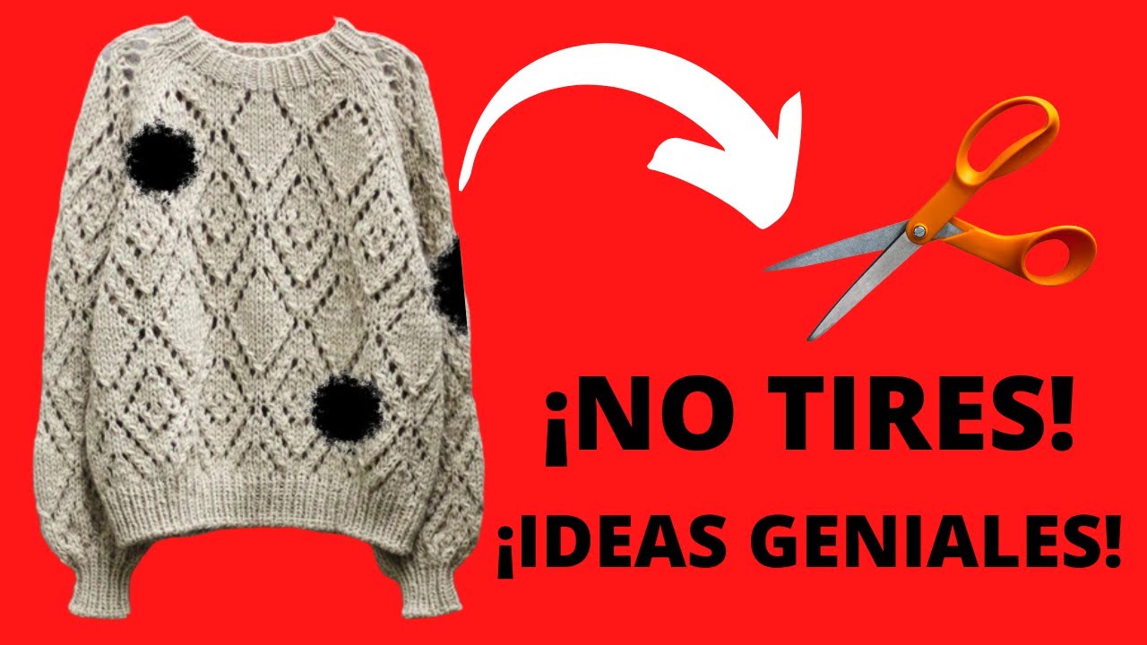 🧥NO THROWS! - GREAT IDEAS WITH OLD SWEATERS