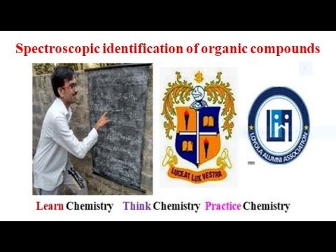 Spectroscopy identification of organic compounds