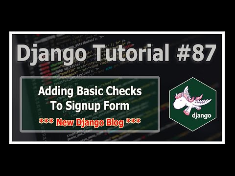 Learn Django 3 Blog Validating SignUp Form | Python Django Tutorials In Hindi 87 - Mind Luster
