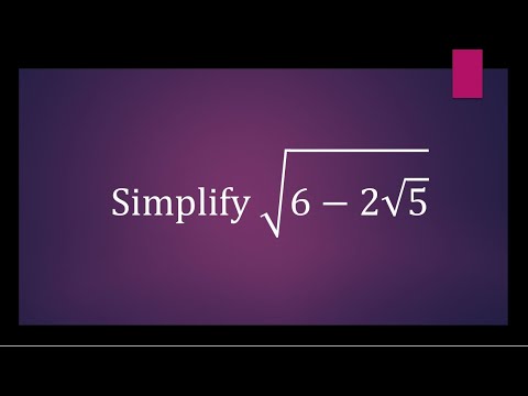 How to find the positive square root of a surd (2)