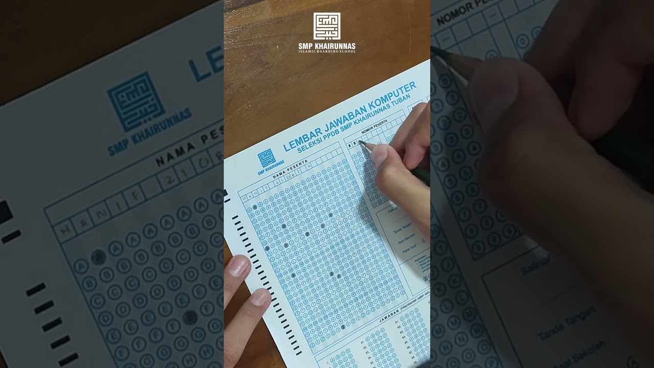 Tutorial pengisian LJK