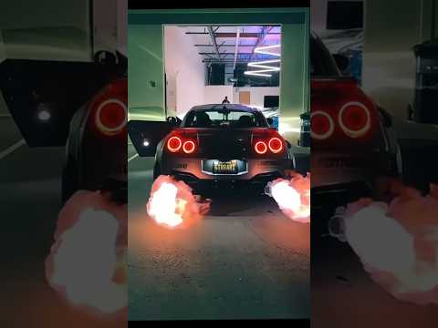 Nissan GT-R r35 Exhaust π₯΅π€―π₯ #shorts #nissan #gtr #r35