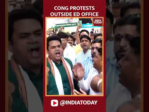 Congress Protests Over Ed's Action Against Rahul, Sonia Gandhi | India Today News