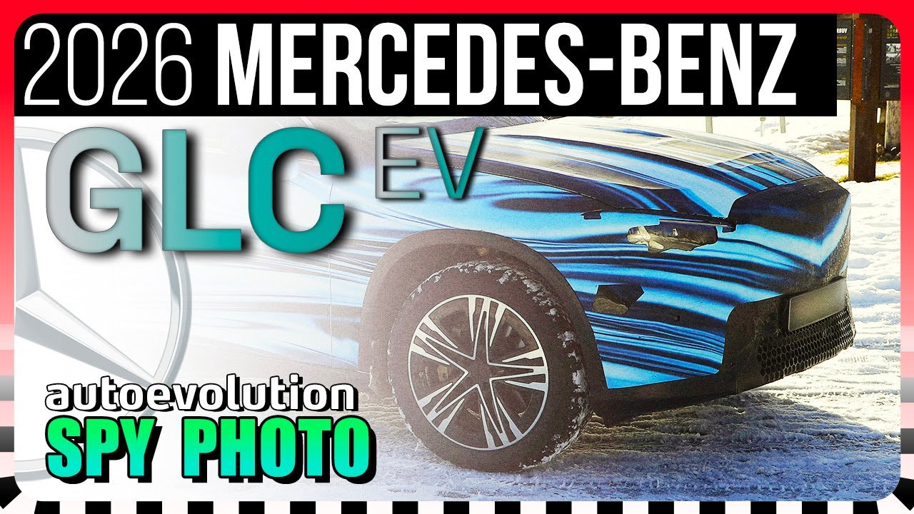 2026 Mercedes-Benz GLC EV Spotted With Production Lights Under Striking ...