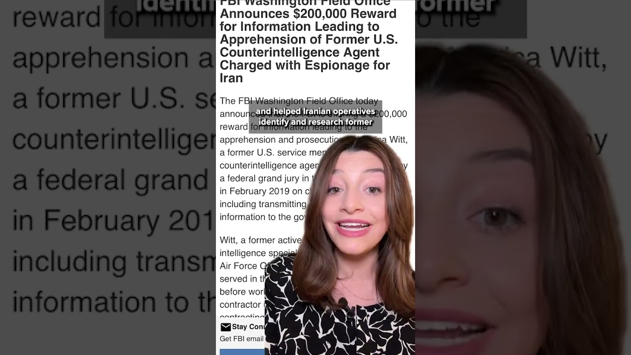 FBI offers $200,000 reward for ex-Air Force specialist charged with spying for Iran