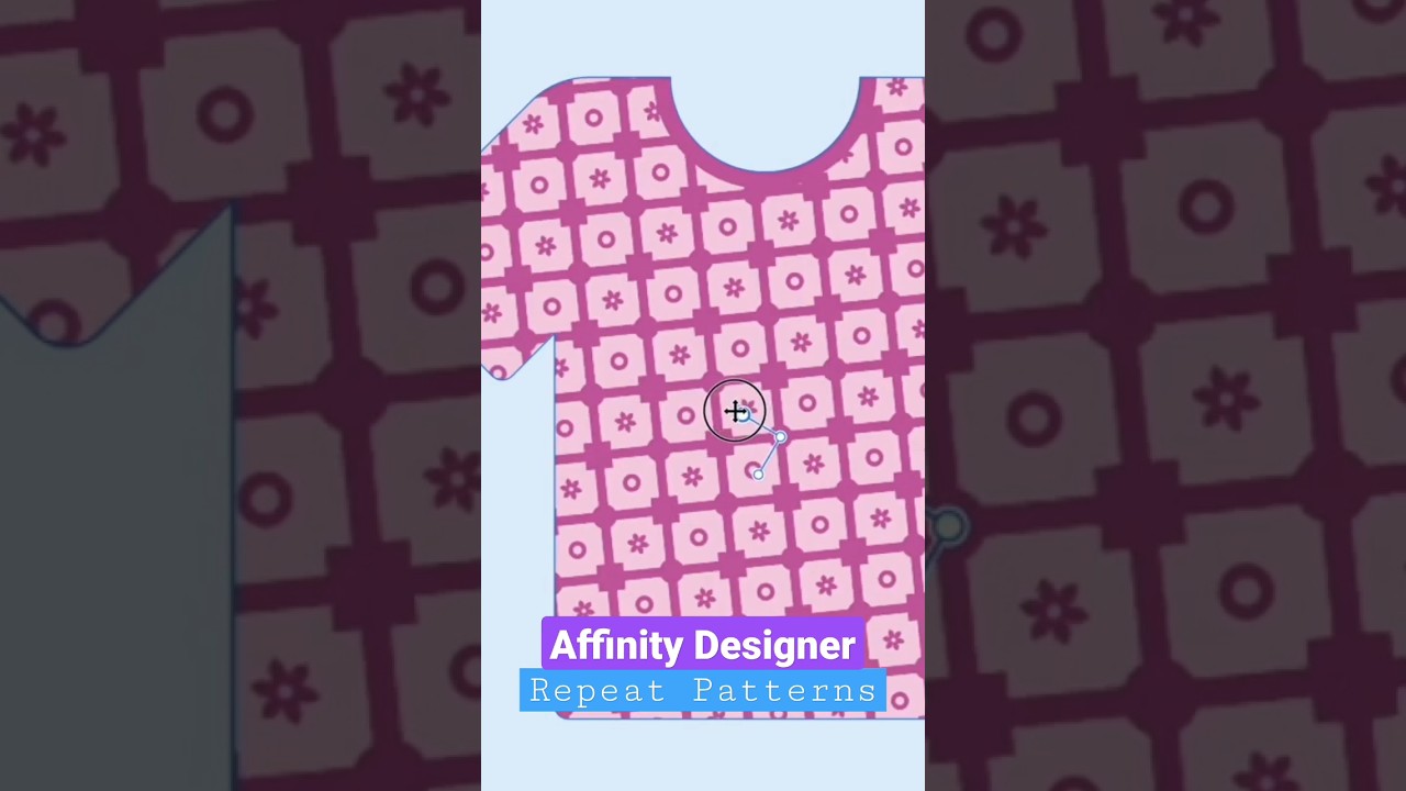 Affinity Designer Tutorial. Repeat patterns & POD. #affinitydesigner #affinity #patterns