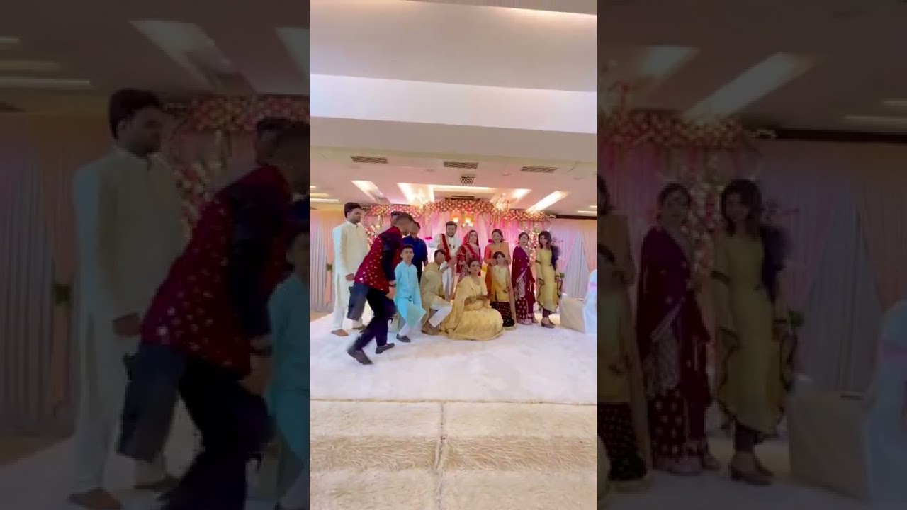 One wedding transition with my cousins ✨#shorts